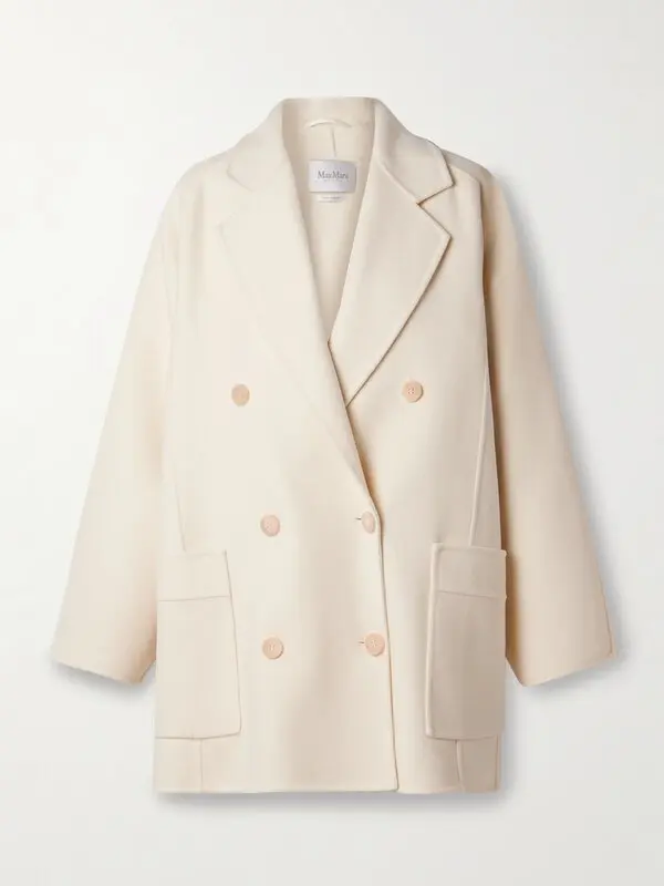 Max Mara Orma Wool And Cashmere-blend Coat - Neutrals