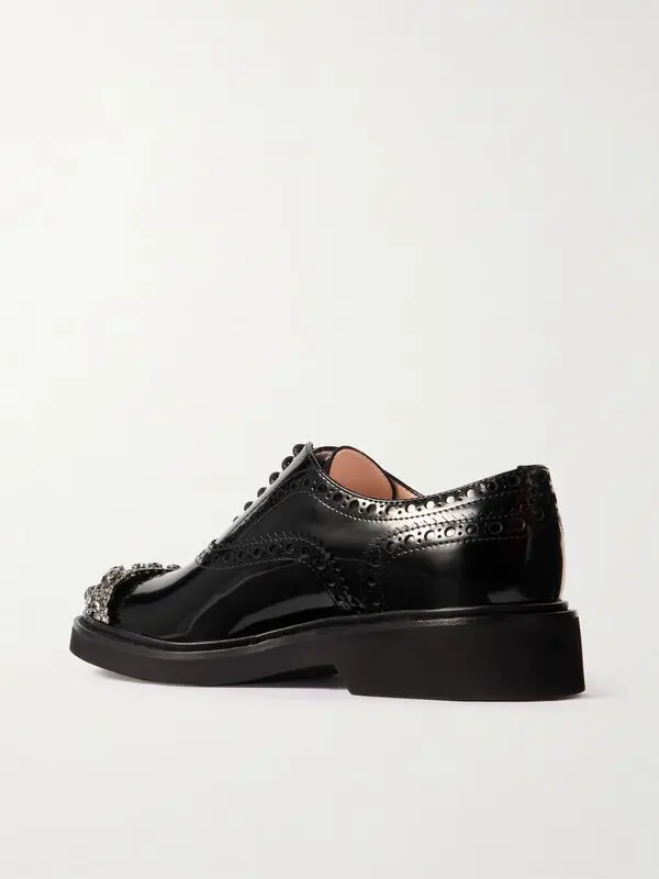 ROGER VIVIER Viv Rangers Crystal-embellished Loafers