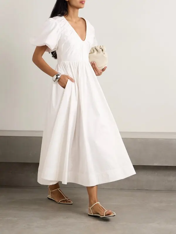 knee length dresses for ladies Genevieve Pleated Midi Dress | Azalea Pink main image 0