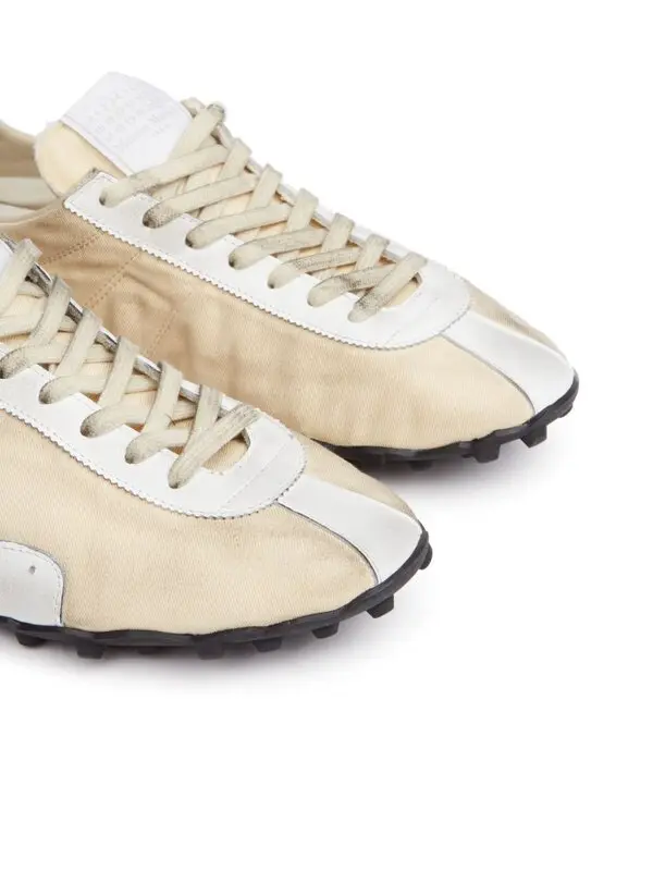 MAISON MARGIELA Sprinters Lace-up Trainers - Neutrals