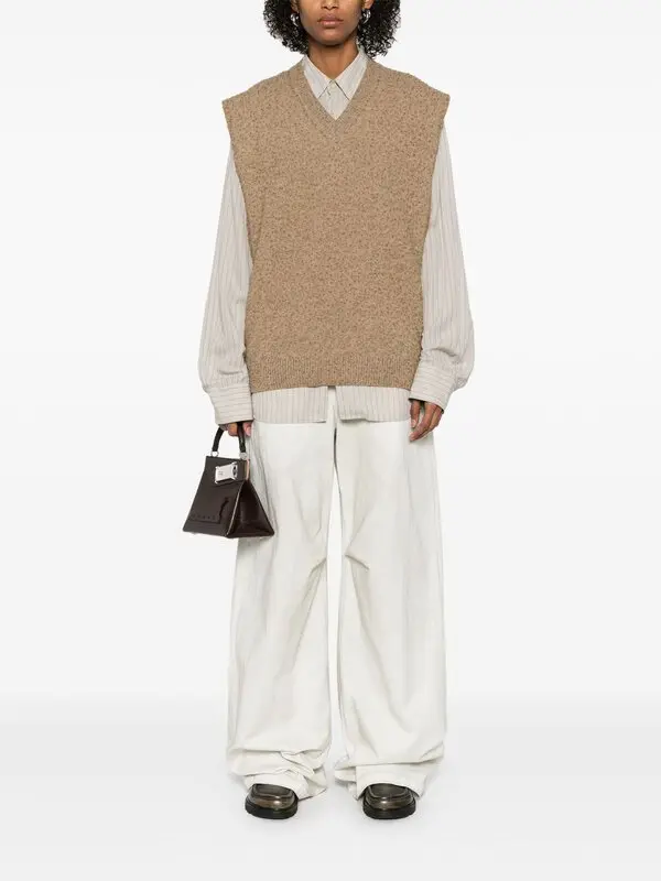 MAISON MARGIELA Piled-knit Vest