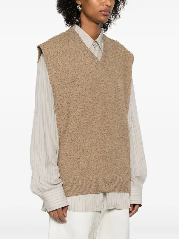 MAISON MARGIELA Piled-knit Vest