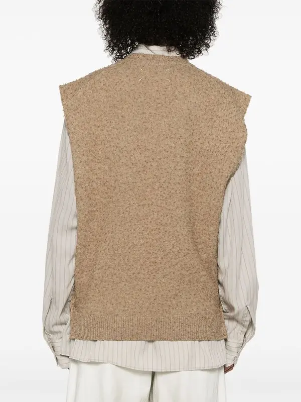 MAISON MARGIELA Piled-knit Vest