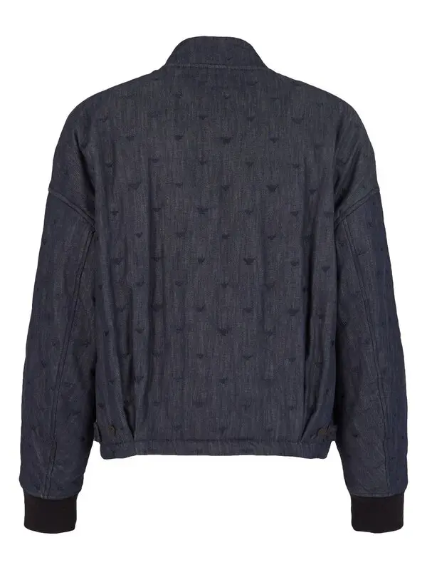 Emporio Armani Embroidered Logo Bomber Jacket