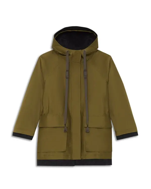 Theory Cyber Wool Jacket - Olive