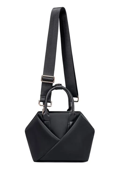 LUX AND NYX Origami Crossbody Tote - Black