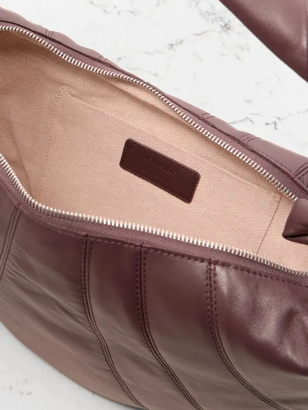 LEMAIRE Fortune Croissant Paneled Leather Shoulder Bag