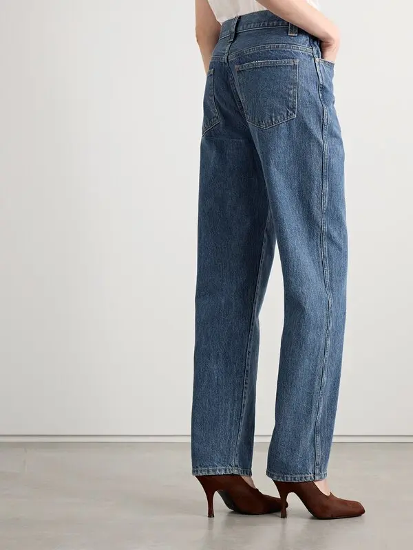 Khaite Corben Low-rise Straight-leg Jeans
