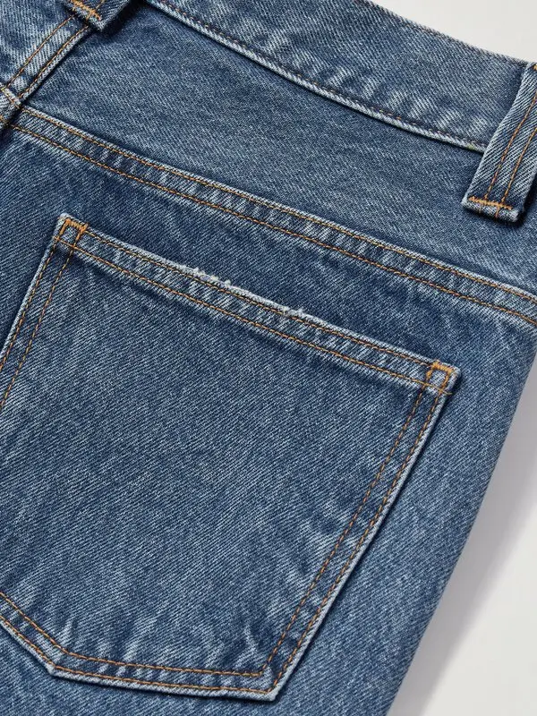 Khaite Corben Low-rise Straight-leg Jeans