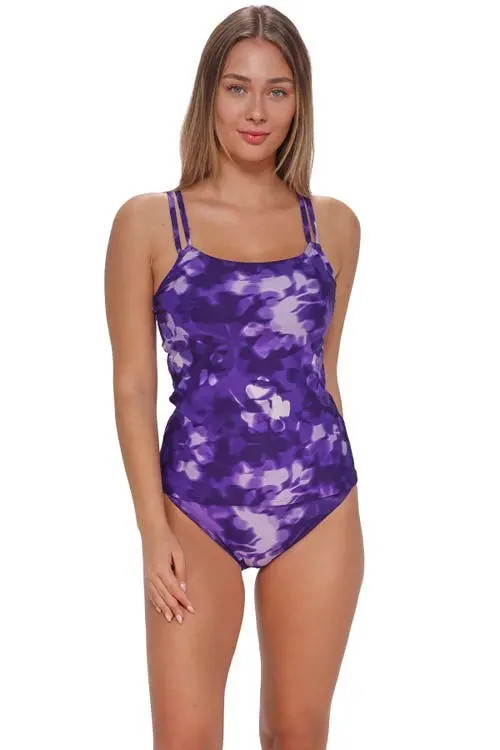 SUNSETS Taylor Tankini Swimsuit Top D Cup - Rendezvous