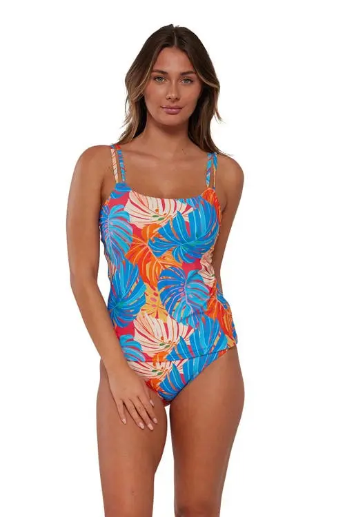 SUNSETS Taylor Tankini Swimsuit Top D Cup - Zesty Tropicana