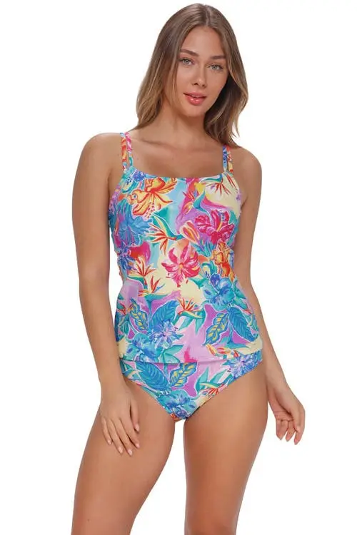 SUNSETS Taylor Tankini Swimsuit Top Dd Cup - Aloha Vista