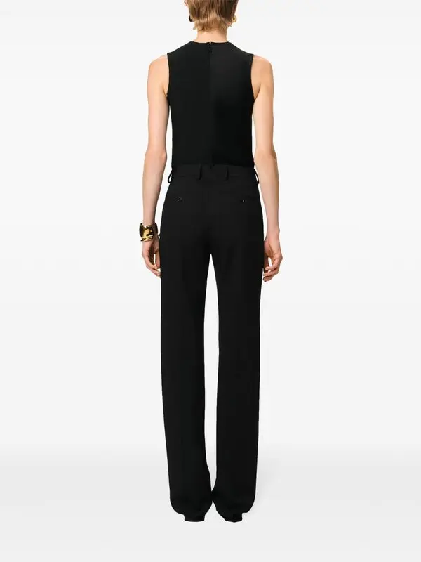 Ami Contrasted Straight-leg Trousers