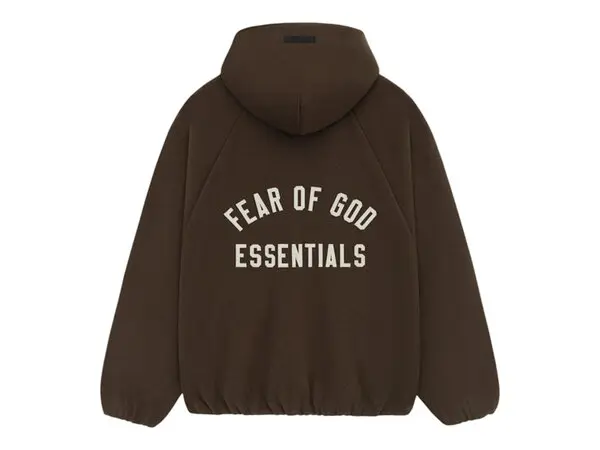 Fear Of God Essentials Brushed Hooded Bomber Jacket