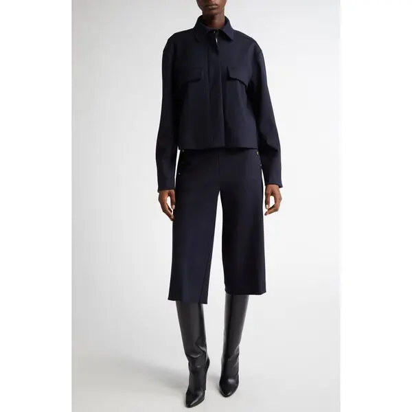 Max Mara Talamo Wool-blend Jacket - Ultramarine