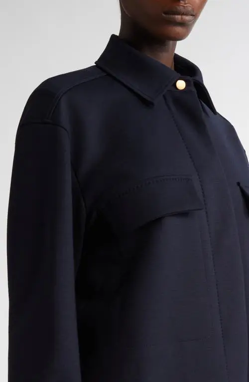 Max Mara Talamo Wool-blend Jacket - Ultramarine