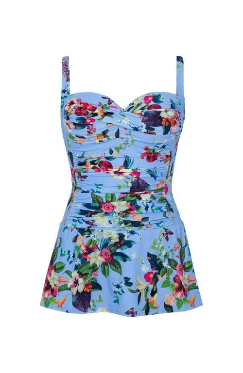 SUNSETS ESCAPE Sienna Swim Dress - Budding Romance