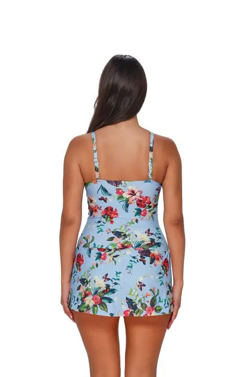 SUNSETS ESCAPE Sienna Swim Dress - Budding Romance