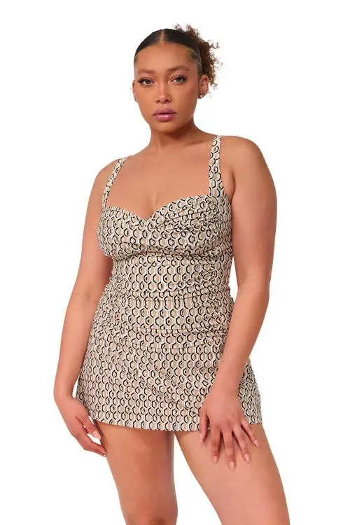 SUNSETS ESCAPE Sienna Swim Dress - Sand Drift