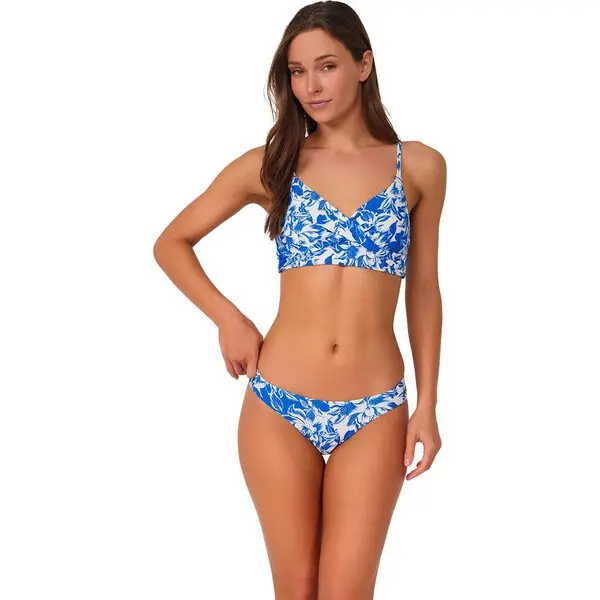 SUNSETS Lyla Bralette Bikini Top - Chelsea Petals