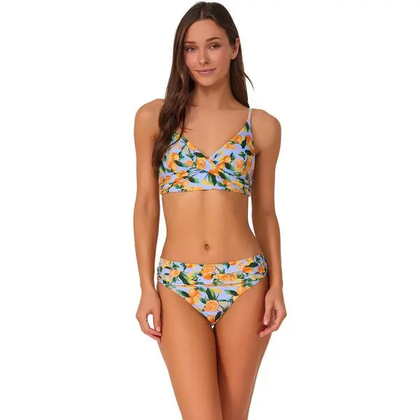 SUNSETS Lyla Bralette Bikini Top - Clementine