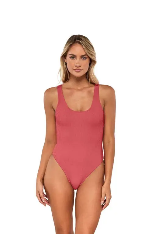 PACIFICA BY SUNSETS Fiona One-piece Swimsuit - Hibiscus Tea