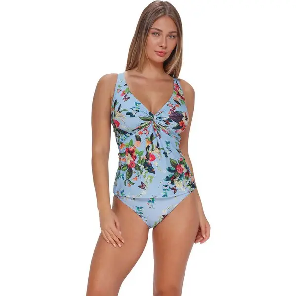 SUNSETS Forever Tankini Swimsuit Top D Cup - Budding Romance