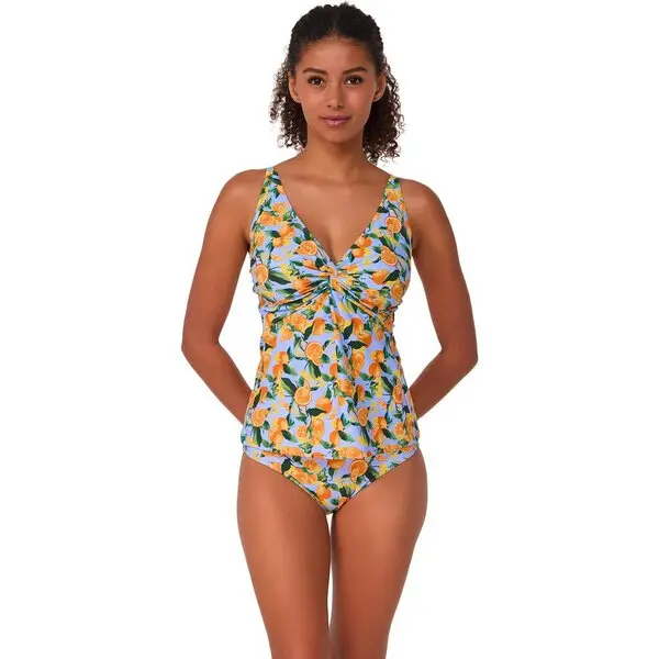 SUNSETS Forever Tankini Swimsuit Top D Cup - Clementine