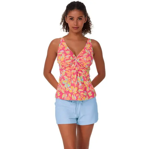 SUNSETS Forever Tankini Swimsuit Top D Cup - Magic Hour Crepe