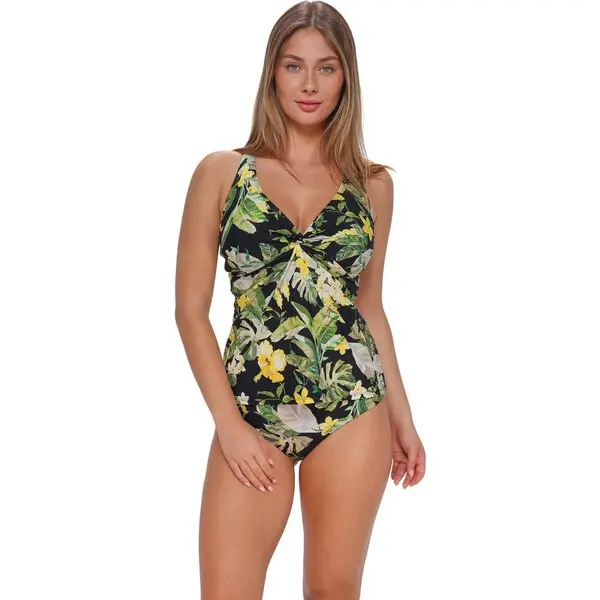 SUNSETS Forever Tankini Swimsuit Top D Cup - Night Bloom