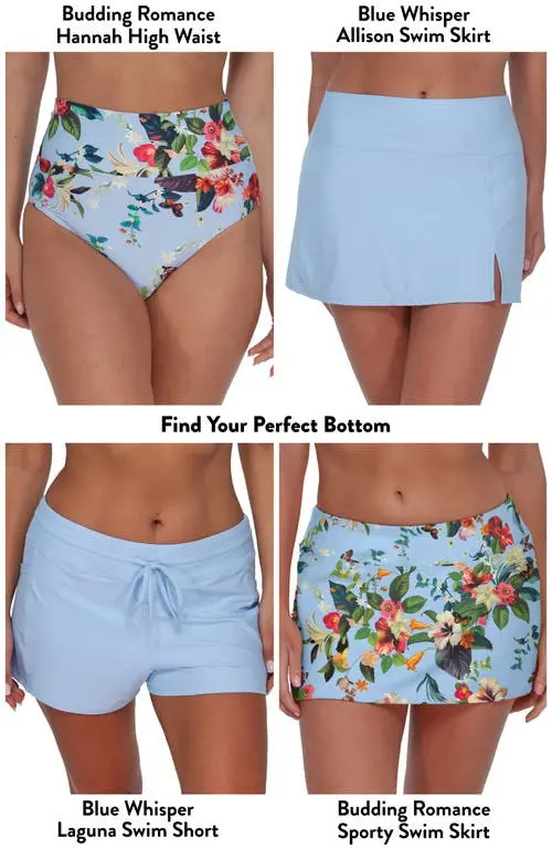 SUNSETS Forever Tankini Swimsuit Top Dd Cup - Budding Romance