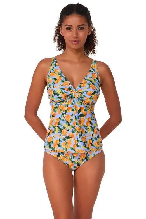 SUNSETS Forever Tankini Swimsuit Top - Clementine