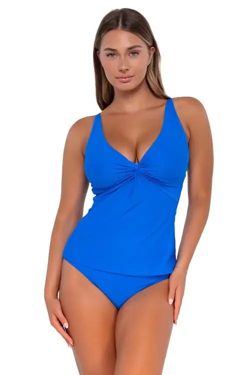 SUNSETS Forever Tankini Swimsuit Top Dd Cup - Electric Blue