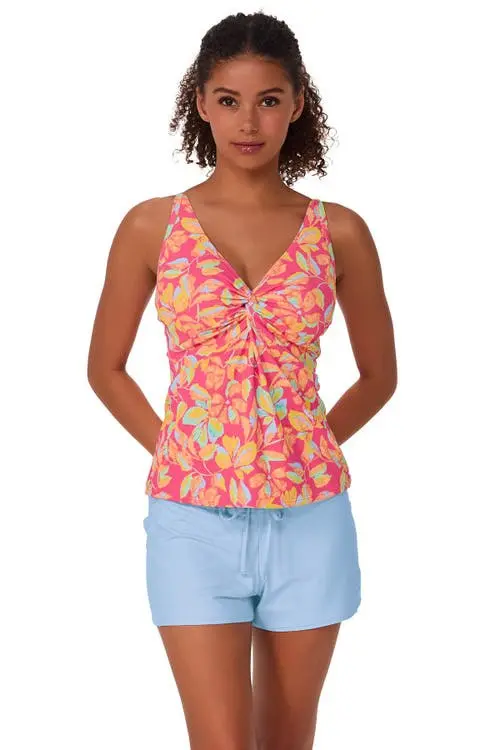SUNSETS Forever Tankini Swimsuit Top - Magic Hour Crepe