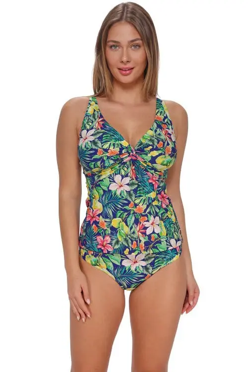 SUNSETS Forever Tankini Swimsuit Top Dd Cup - Seaside Harvest