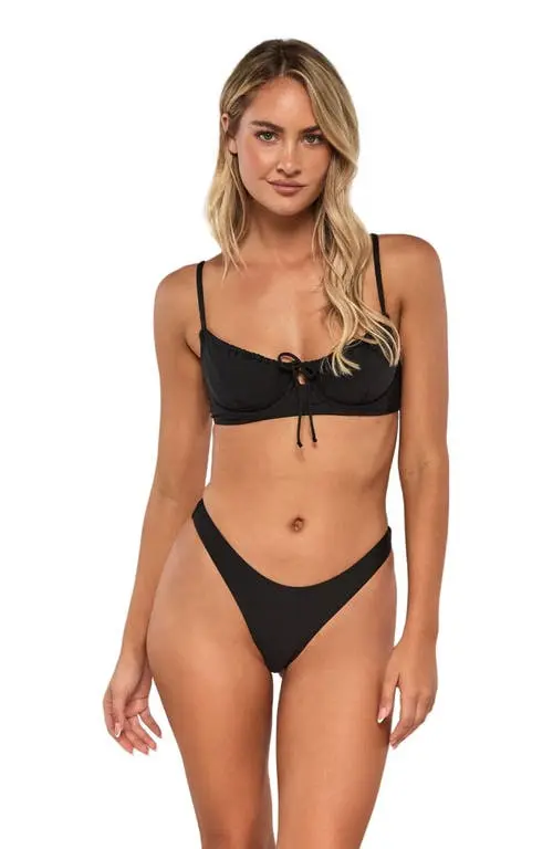 SWIM SYSTEMS Avila Underwire Bikini Top - Black