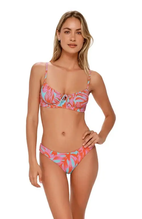 SWIM SYSTEMS Avila Underwire Bikini Top - Palm Daze Rib
