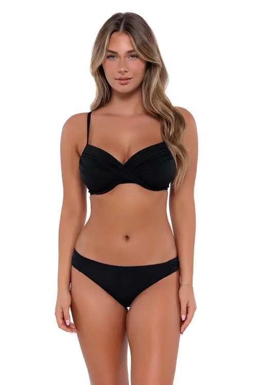 SUNSETS Crossroads Underwire Dd Cup Bikini Top - Black