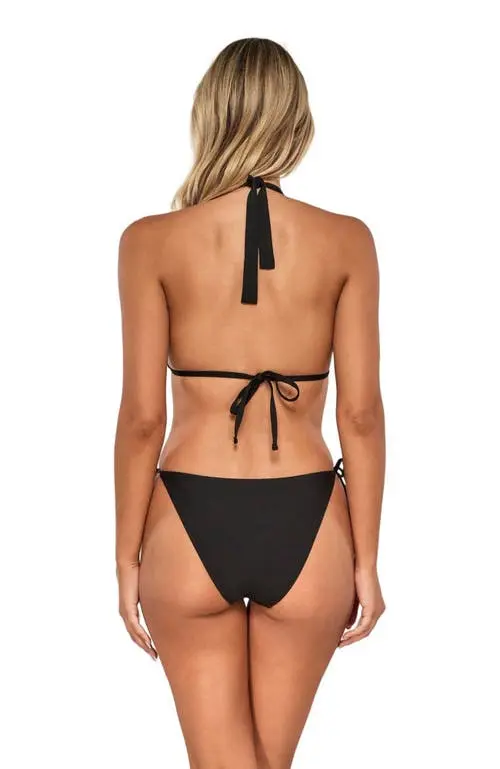 SWIM SYSTEMS Mila Triangle Bikini Top - Black