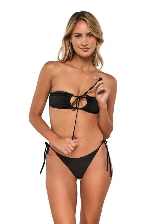 SWIM SYSTEMS Mila Triangle Bikini Top - Black