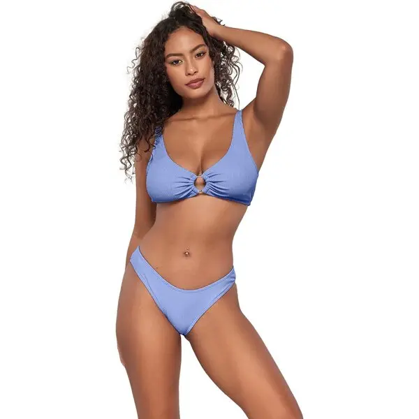 PACIFICA BY SUNSETS Sandy Scoop Bikini Bottom - Hydrangea