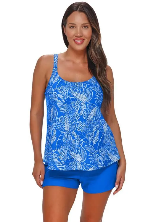 SUNSETS ESCAPE Jenna Tankini Top - Canopy