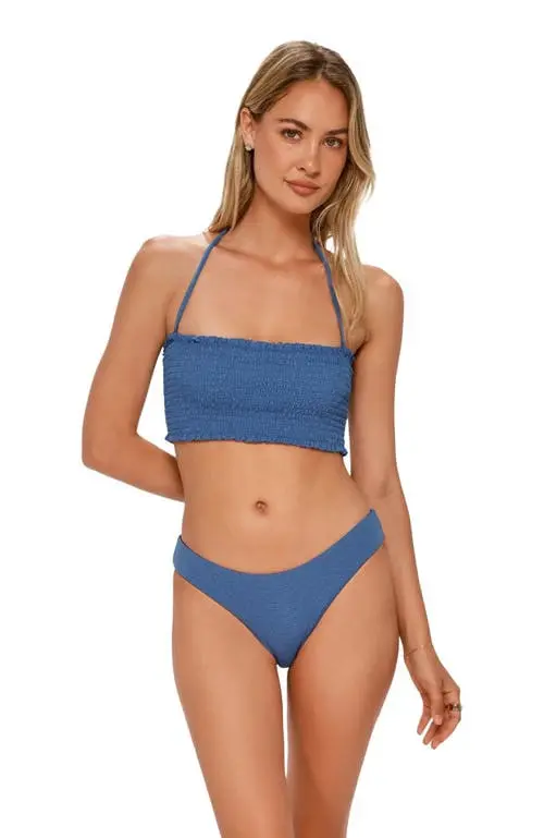 SWIM SYSTEMS Chloe Bikini Bottom - Desert Sky Lurex