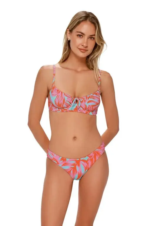 SWIM SYSTEMS Chloe Bikini Bottom - Palm Daze Rib