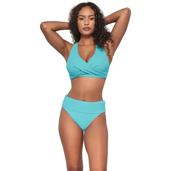 PACIFICA BY SUNSETS Mirabella Dd Cup Bikini Top - Pool Party