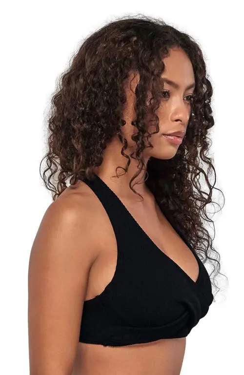 PACIFICA BY SUNSETS Mirabella Bikini Swimsuit Top - Black Pacifica