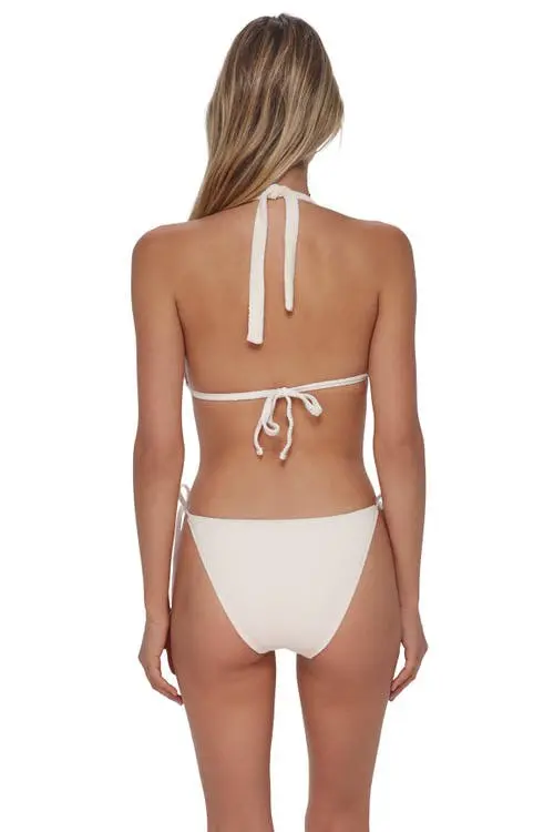 SWIM SYSTEMS Mckenna Tie Side Bikini Bottom - Buttercream Scrunch