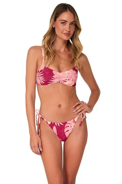 SWIM SYSTEMS Mckenna Tie Side Bikini Bottom - Ruby Bay
