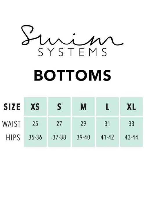 SWIM SYSTEMS Mckenna Tie Side Bikini Bottom - Ruby Bay