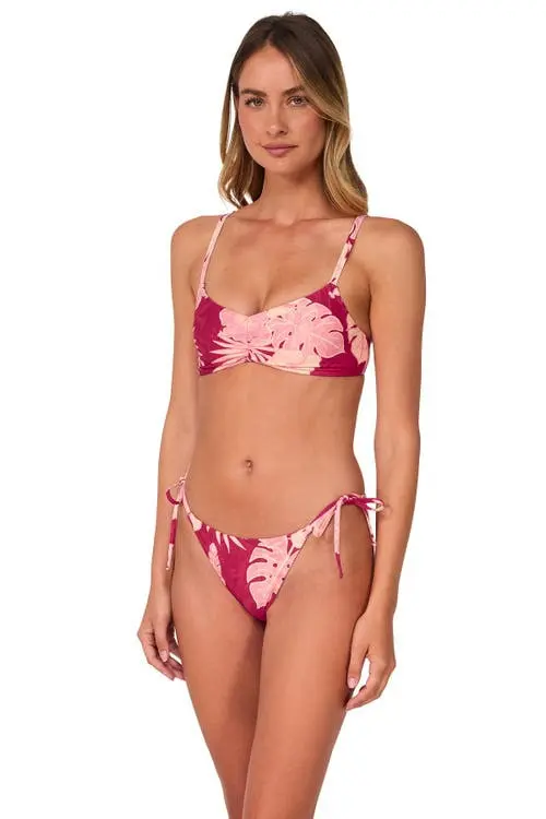 SWIM SYSTEMS Mckenna Tie Side Bikini Bottom - Ruby Bay